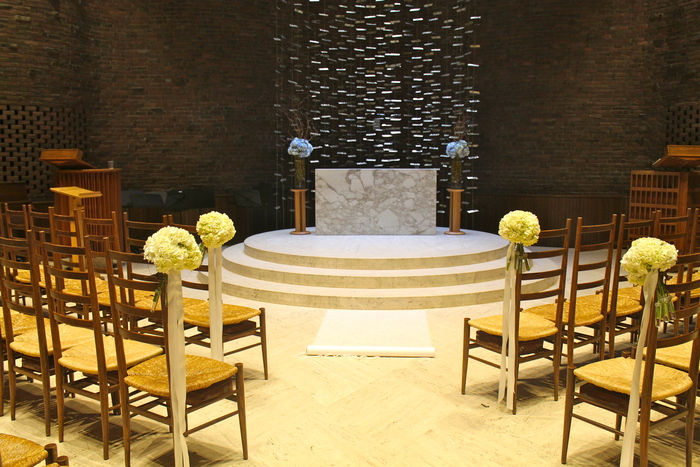 Wedding Flowers - MIT Chapel - Central Square Florist - Central Square ...